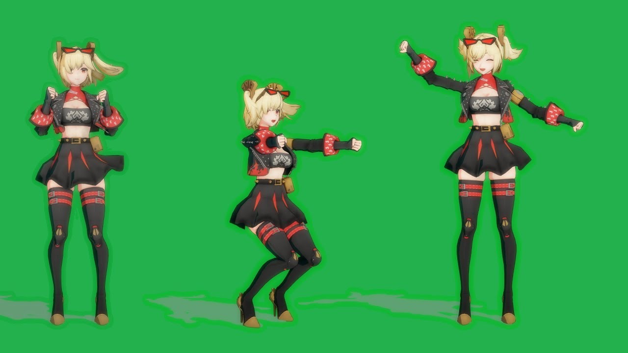 [Zenless Zone Zero MMD] Arisu Dance but Burnice - YouTube