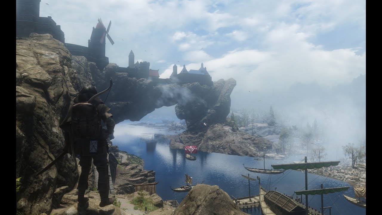 Skyrim Origin of frost gameplay part 2, doing some quests - YouTube