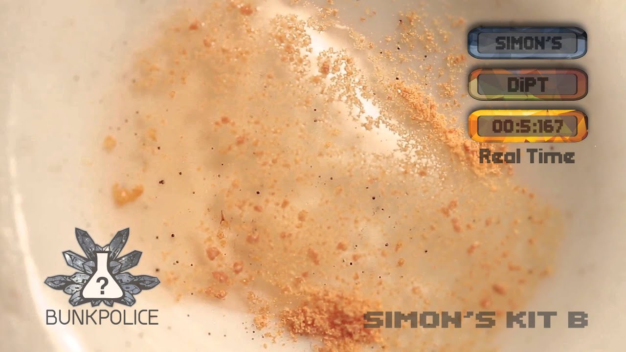 DiPT - Simon's Reagent - Normal Test Kit - Bunk Police - YouTube