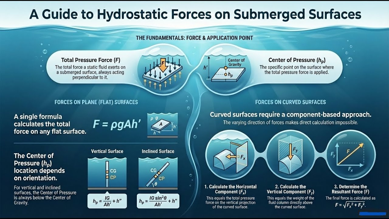 Fluid Mechanics (CE-231A)| Lec 5 Hydrostatic Forces. - YouTube