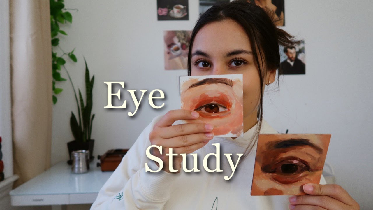 Paint With Me 🌷 Practicing Charles Bargue Eye Sketches to Improve My ...