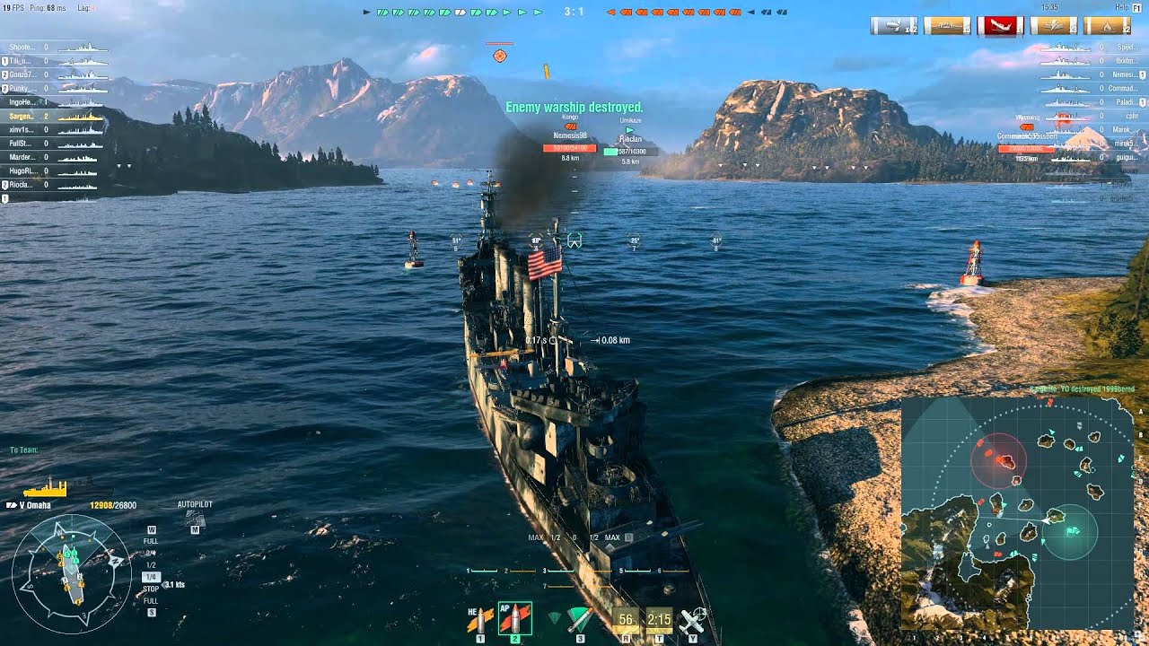 World of Warships with Battlestations pacific music - YouTube