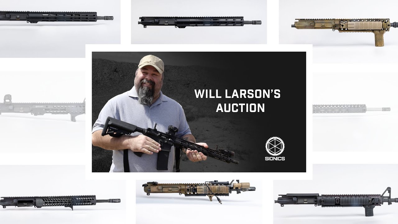 Auction to support Will Larson's family - YouTube