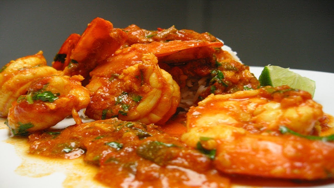 Chingri Macher Dopiaza (চিংড়ি মাছের দোপেয়াজা) - Shrimp/Prawns Dopiaji ...