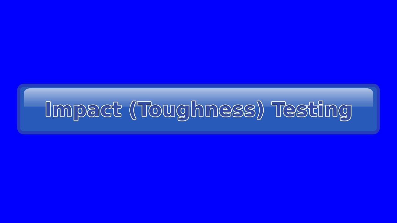 Materials - Impact (Toughness) Testing - HSC Engineering Studies - YouTube