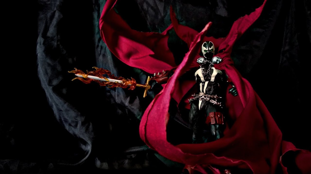 UNBOXING MCFARLANE SPAWN MORTAL KOMBAT 11, ditambah cape custom jadi ...