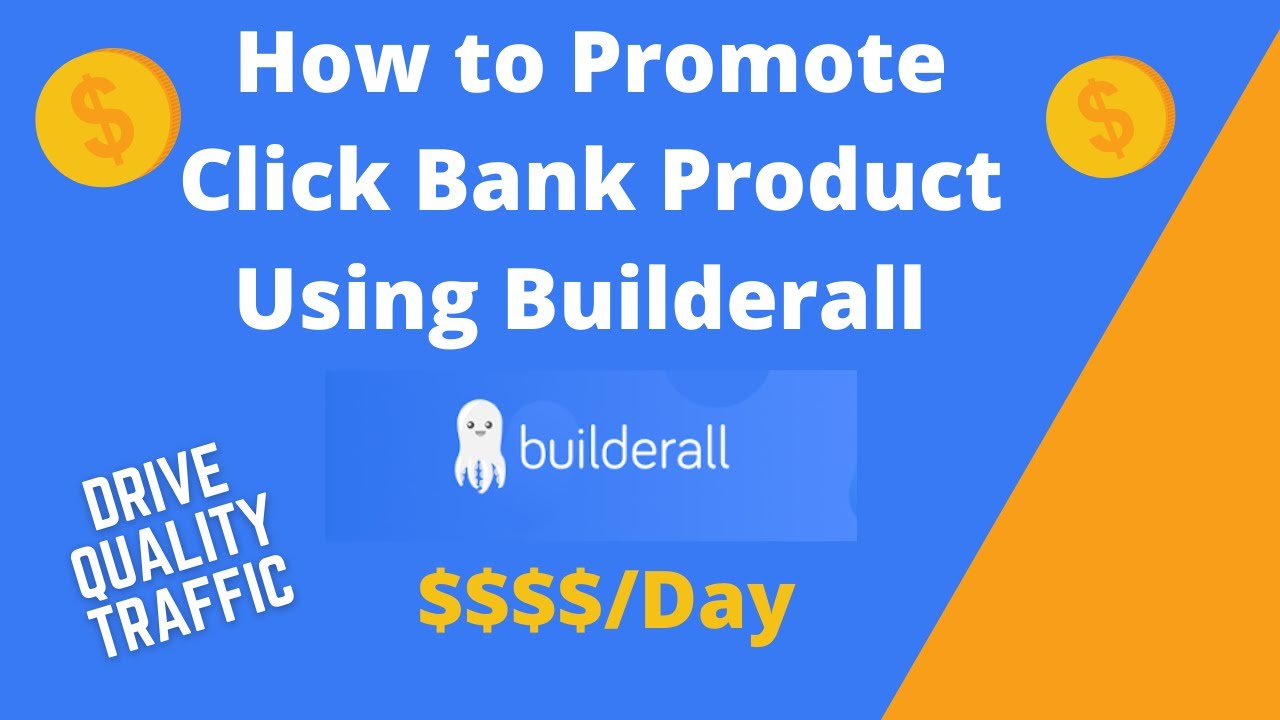 How to Create Sales Funnel Using Builderall - Promote ClickBank Product ...