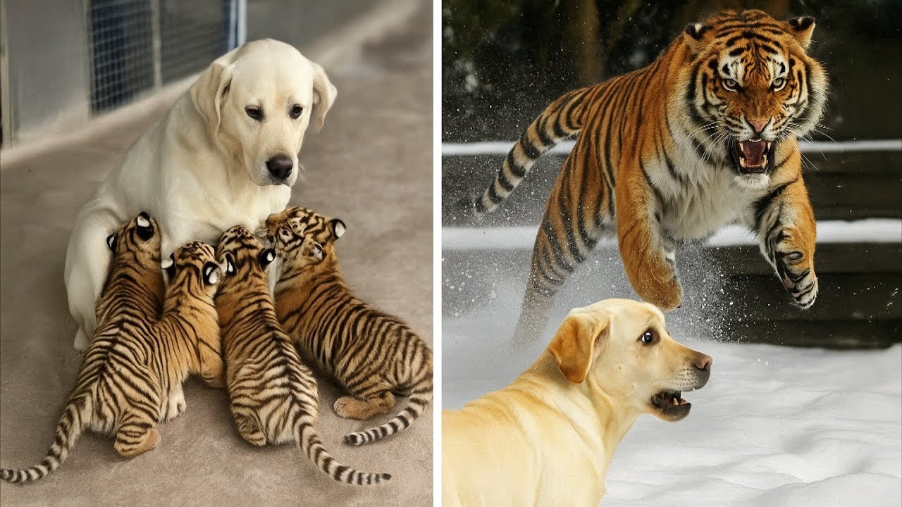 A Dog Raised Three Tiger Cubs — What Happened Years Later Shocked ...
