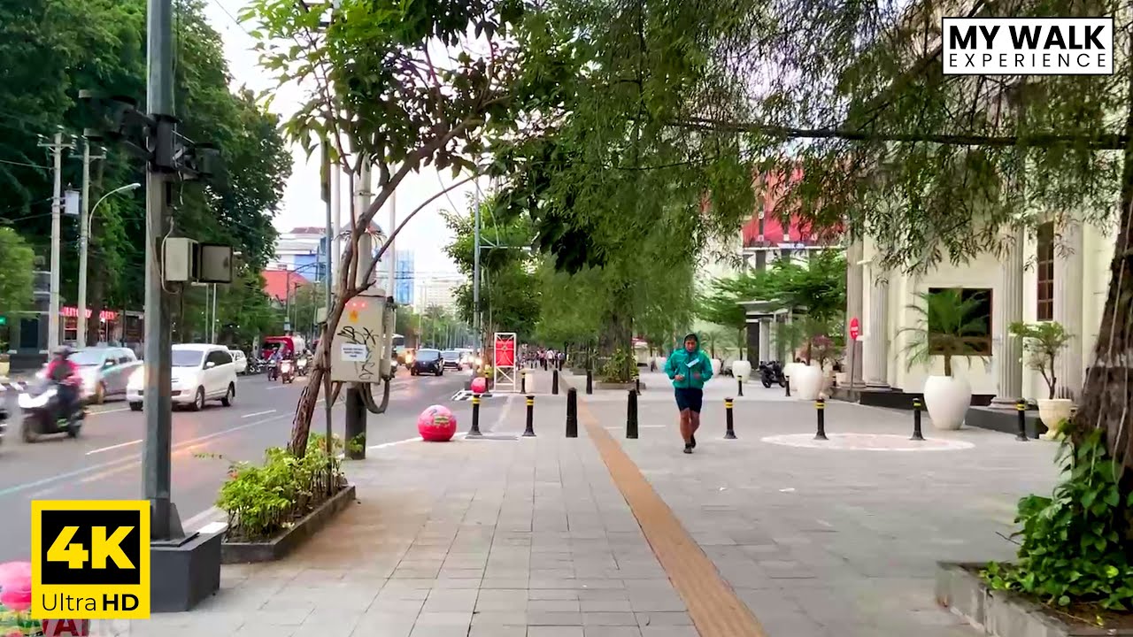 【4K 60 FPS】Walking Tour in Semarang City in Jalan Pemuda - YouTube
