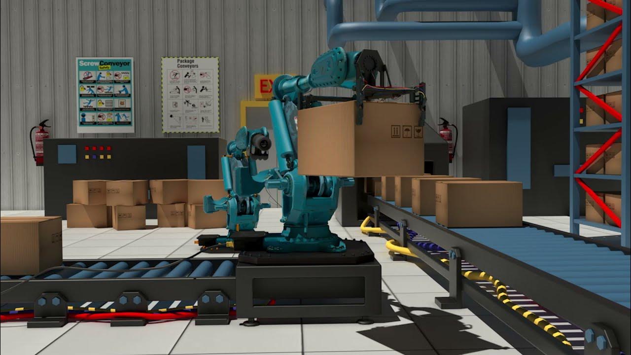 3D Animation | Industrial Robots | Maya - YouTube
