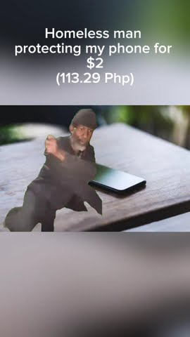 Homeless man protecting my things for $2 - YouTube