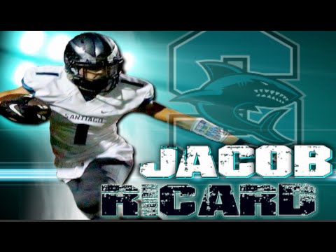 WR Jacob Ricard '16 : Corona Santiago (CA) Senior Year Highlights - YouTube