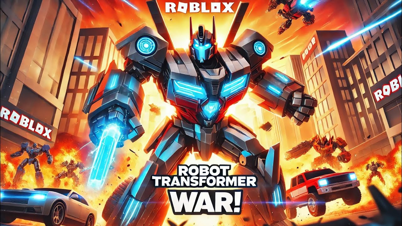 Robot Transformer War - Perang Robot Epik di Roblox! - YouTube