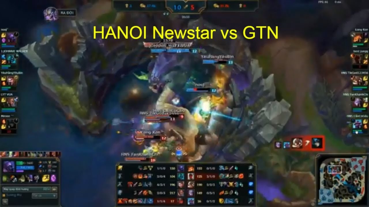 VCSB 2017 | Hanoi Newstar vs GTN | GAME 2 (BO3) | LMHT 2017 | Tiền Mùa ...