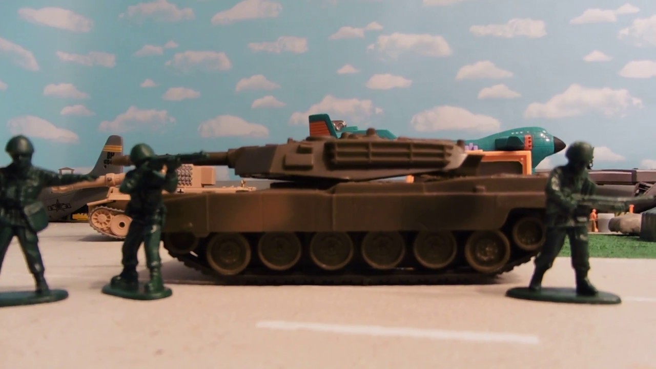 NEAT ARMY MEN TANK TOY REVIEW! - YouTube