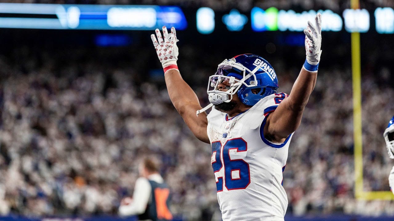 Saquon Barkley NFL Mix- "All of The Lights" - YouTube