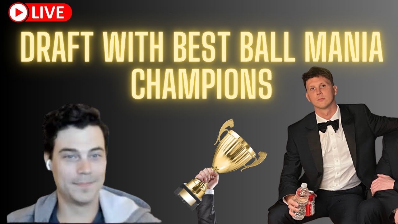 Best Ball Mania Champions do a Draft - YouTube