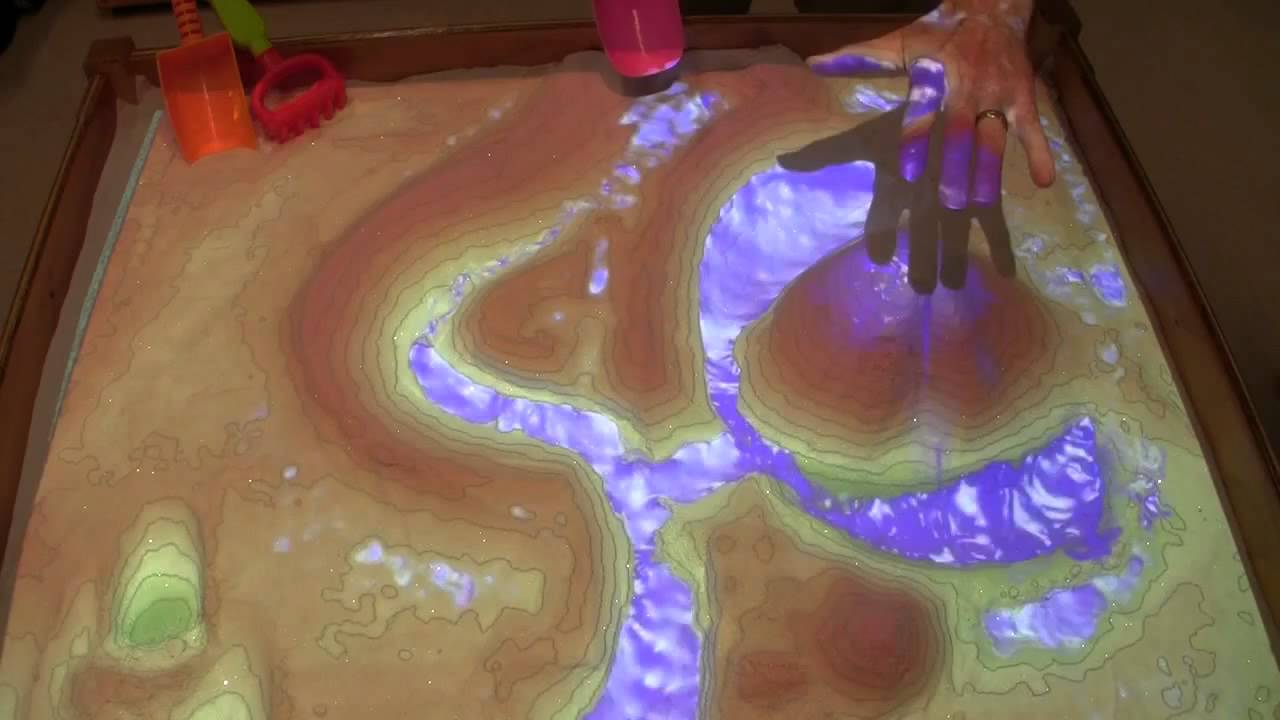 Kinect 3D camera used to create realtime water simulation - YouTube