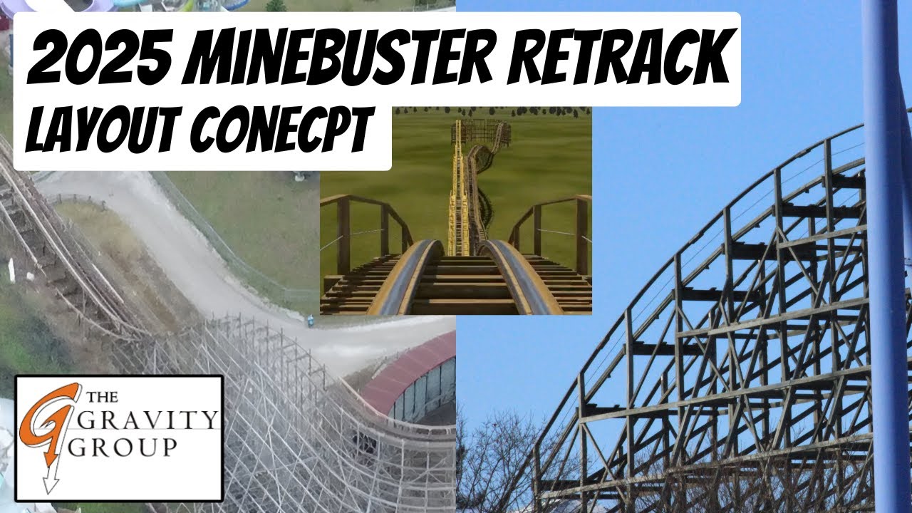2025 Minebuster Re-track Layout Concept | Canada’s Wonderland | Thrill ...