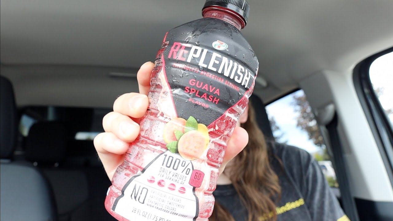 7-Eleven Replenish Guava splash Drink review - YouTube