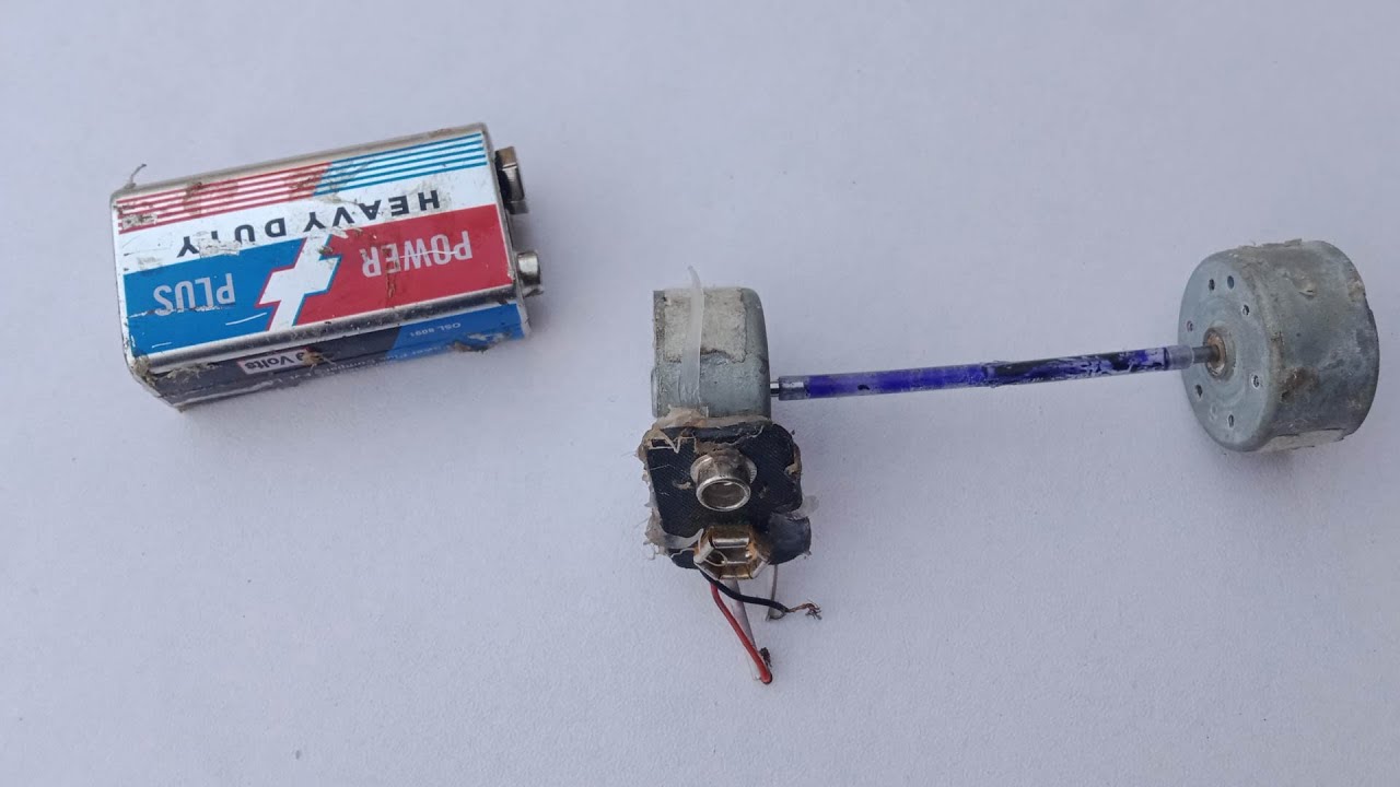 How to connect two dc motors - YouTube