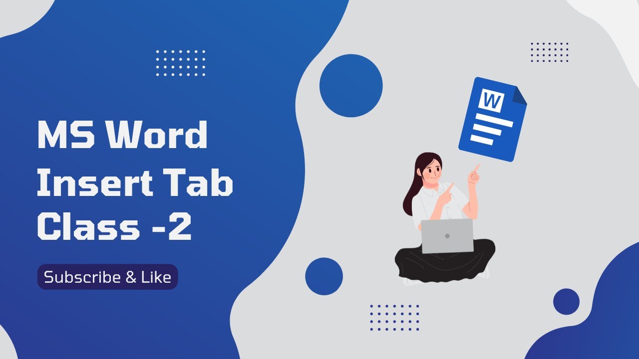 MS Word Insert Tab Explained | Full Tutorial in Hindi 2025 - YouTube