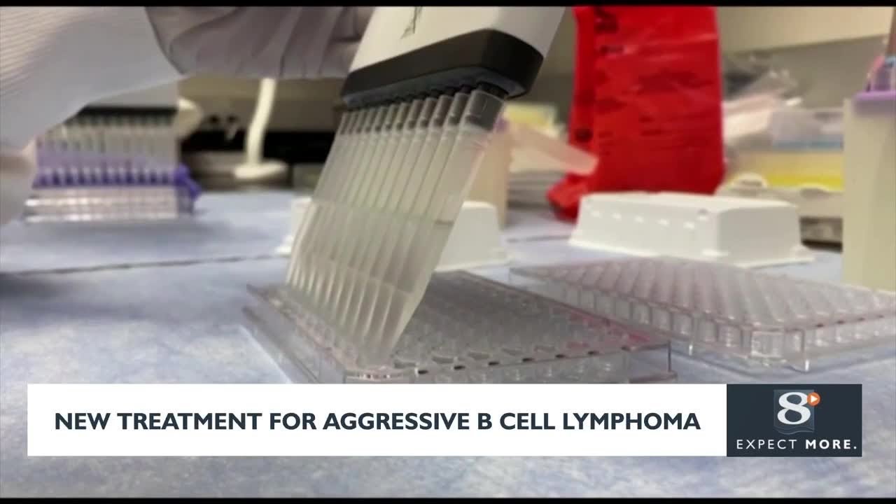 New treatment for aggressive b cell lymphoma - YouTube