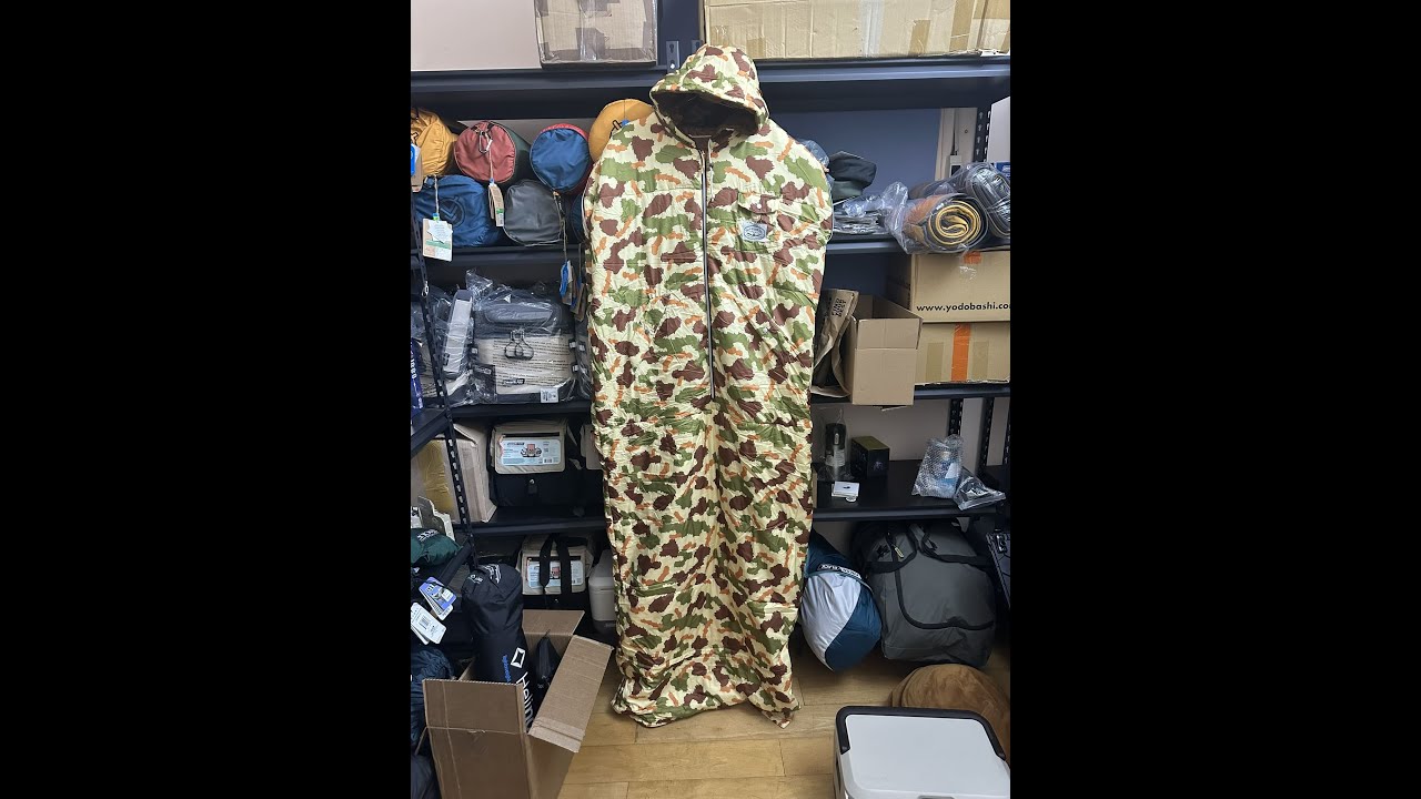 Túi Ngủ Poler Reversible Napsack Furry Camo Sand - YouTube