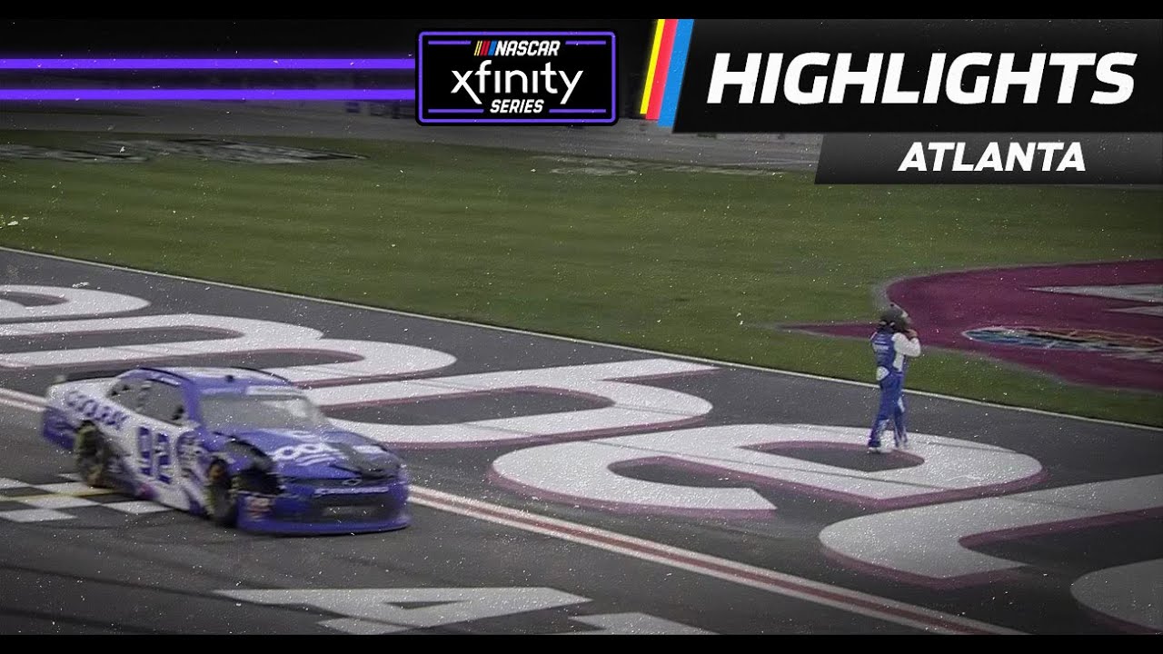 Josh Williams parks car at start/finish line, walks to garage - YouTube