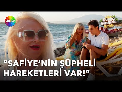 Safiye Soyman ve Eren İngilizce çalışırken yakalandı! |  @DunyaGuzellerimTatilde 2. Bölüm