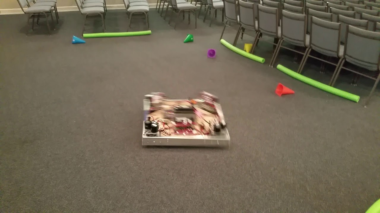 FRC Team 3737 Roto Raptors - 'DinoSwerve' Open Test - YouTube