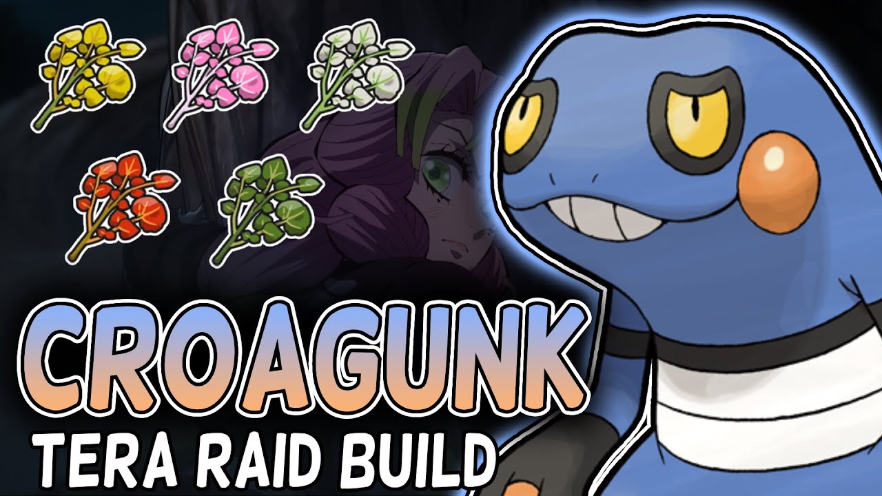 BEST Croagunk Build For Raids In Pokemon Scarlet And Violet - YouTube