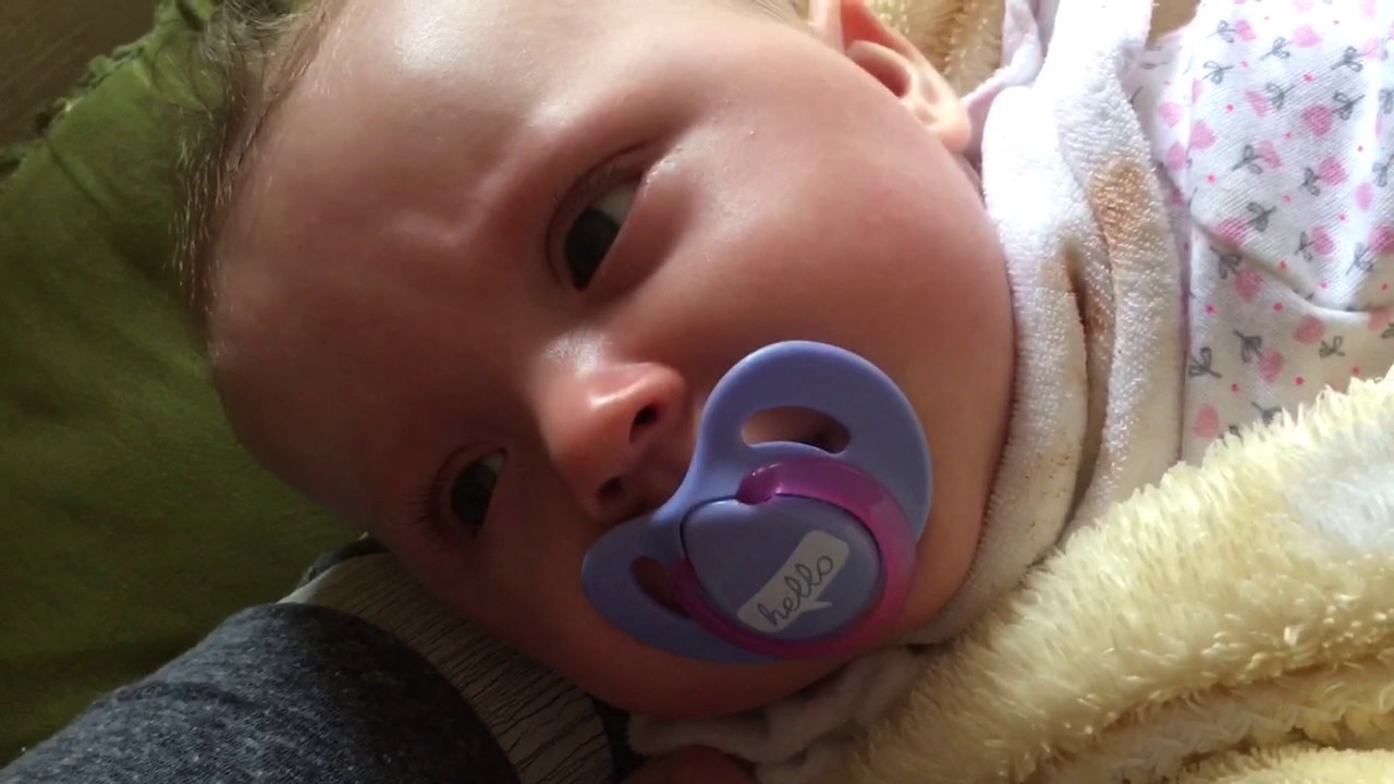 Aw baby having a bad dream - YouTube
