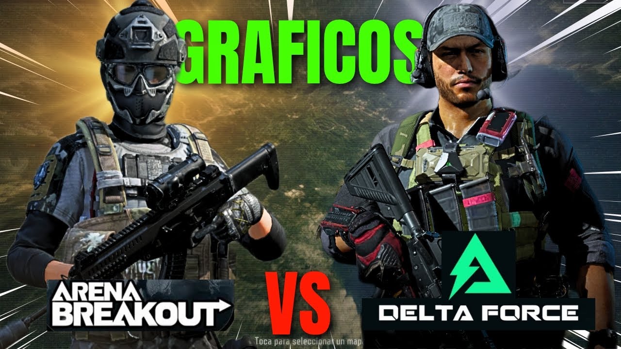 🚨 ARENA BREAKOUT VS DELTA FORCE 🚨 COMPARACIÓN DE GRÁFICOS Y ANIMACIONES ...