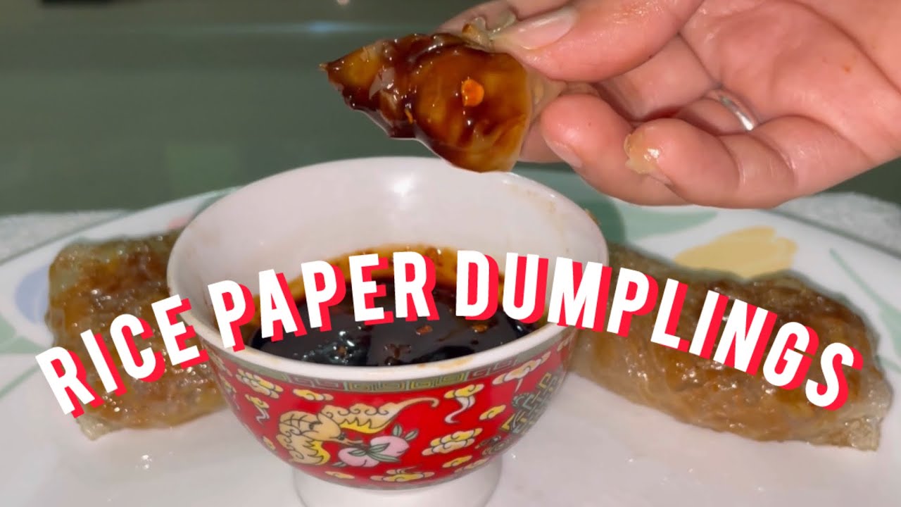 Rice Paper Dumplings / Rice Paper Momos Recipe. 🥟🥟 - YouTube