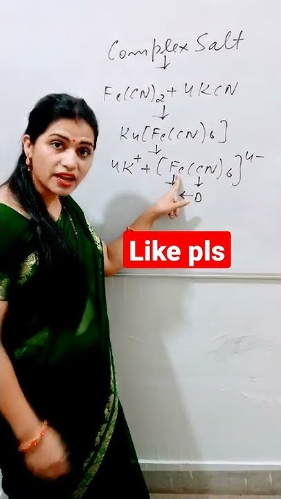 #Shorts #Complex_salt #coordination_compound #Chemistry #class 12 NEET JEE BSc MSc NET/jrf CSIR ...