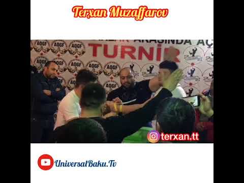 TERXAN MUZAFFAROV  Qolgücü #Armwrestling