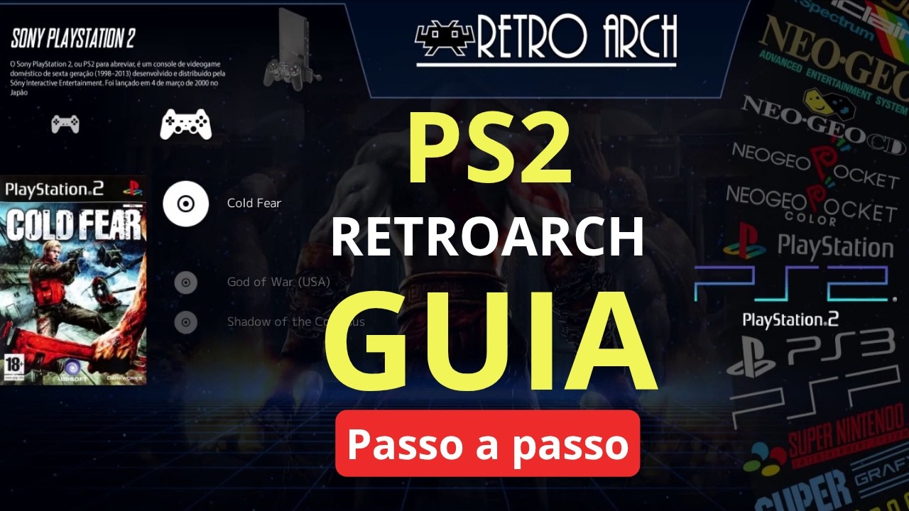Como jogar o PS2 no RETROARCH? Passo a passo. - YouTube