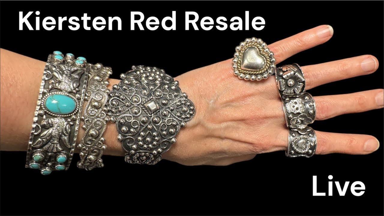 KIERSTEN RED RESALE is live! 5/1/25 live jewelry auction! - YouTube