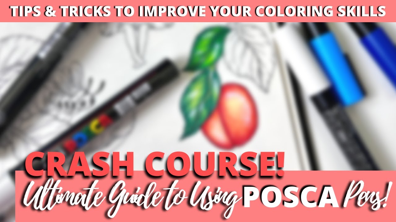 ULTIMATE GUIDE TO USING POSCA PENS! | TIPS, TRICKS & HACKS | Improve ...