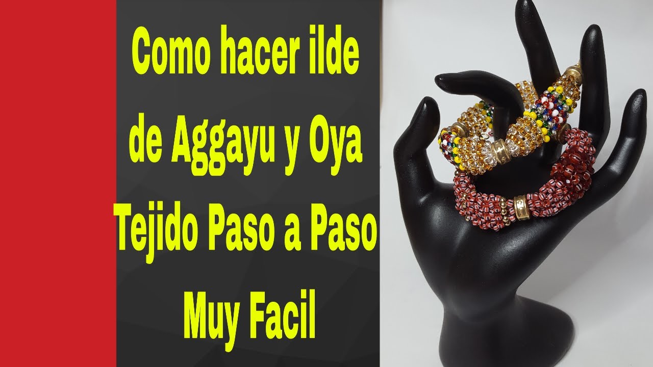 Como hacer ilde de Aggayu y Oya tejido paso a paso muy facil - YouTube