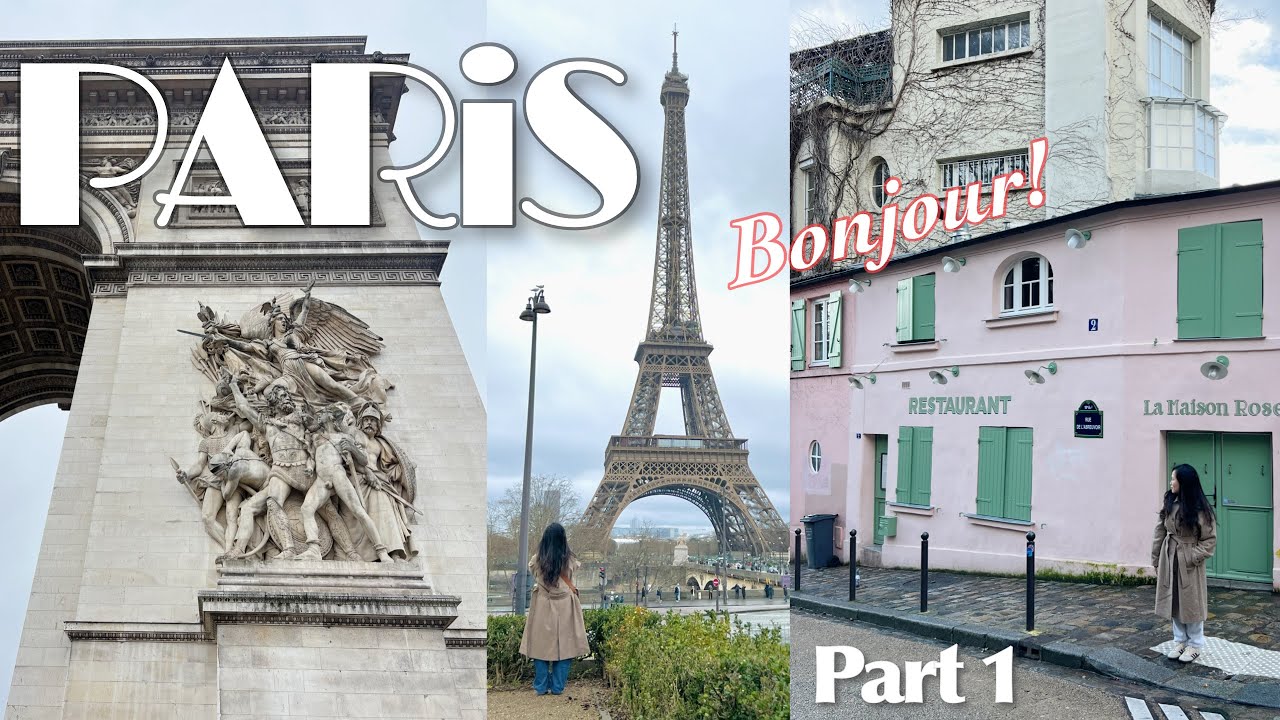 Paris Vlog Part 1: Eiffel Tower, Seine Cruise & Montmartre Walks ...