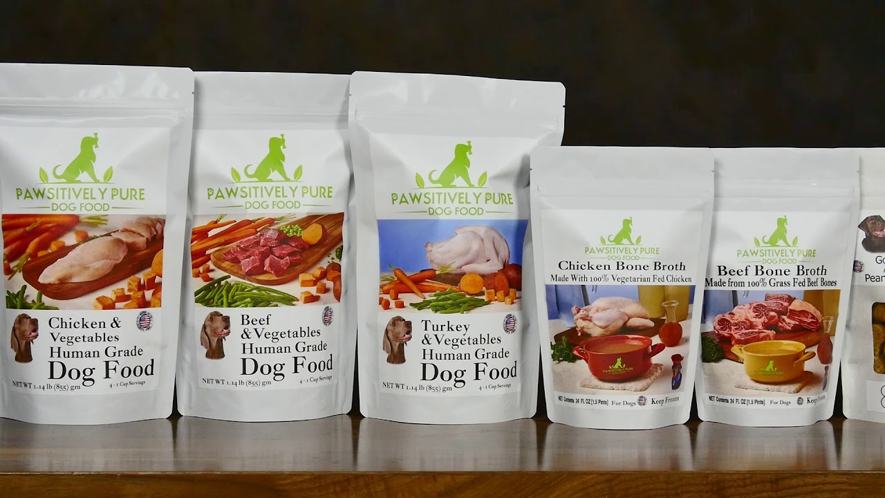 Pawsitively Pure Dog Food Products - YouTube