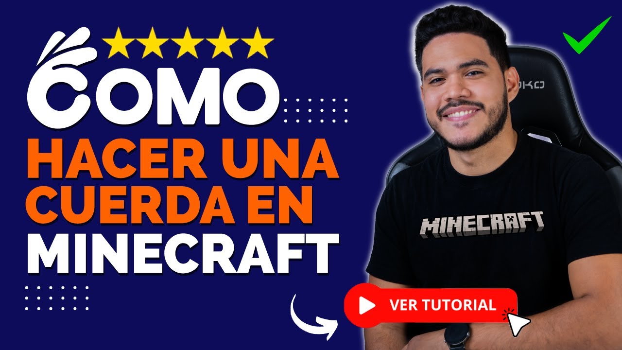 ¿Cómo hacer una CUERDA en Minecraft? - 🧵 Materiales y usos 🧵 - YouTube