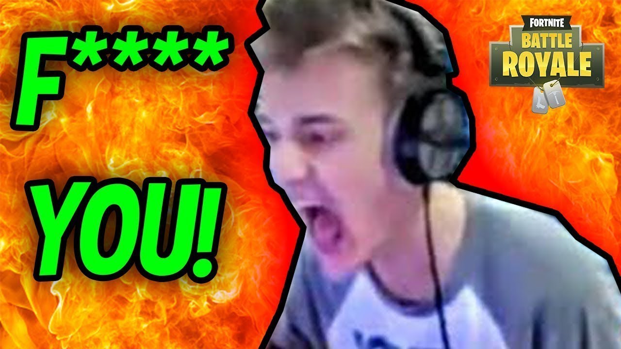 Ninja YELLS AT KID ON FORTNITE (Funny NINJA Rage Compilation) - YouTube
