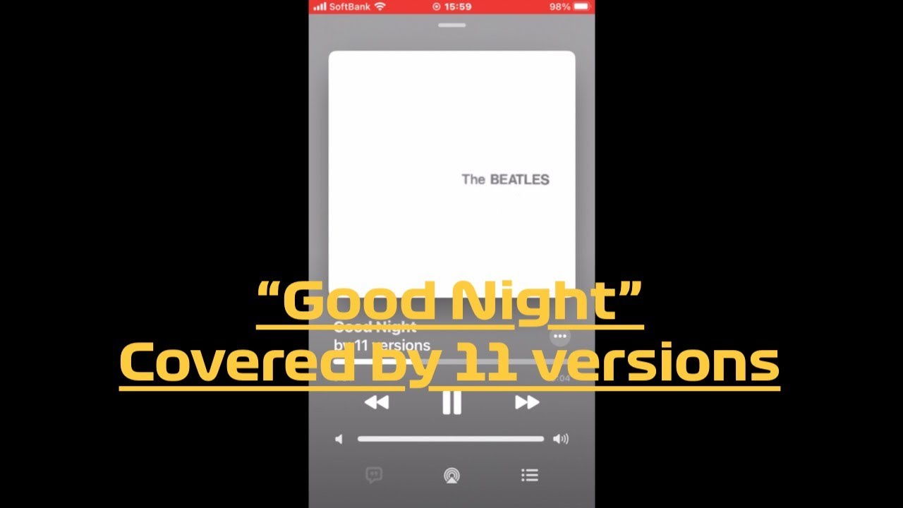 Good Night (Rare Covers) - YouTube