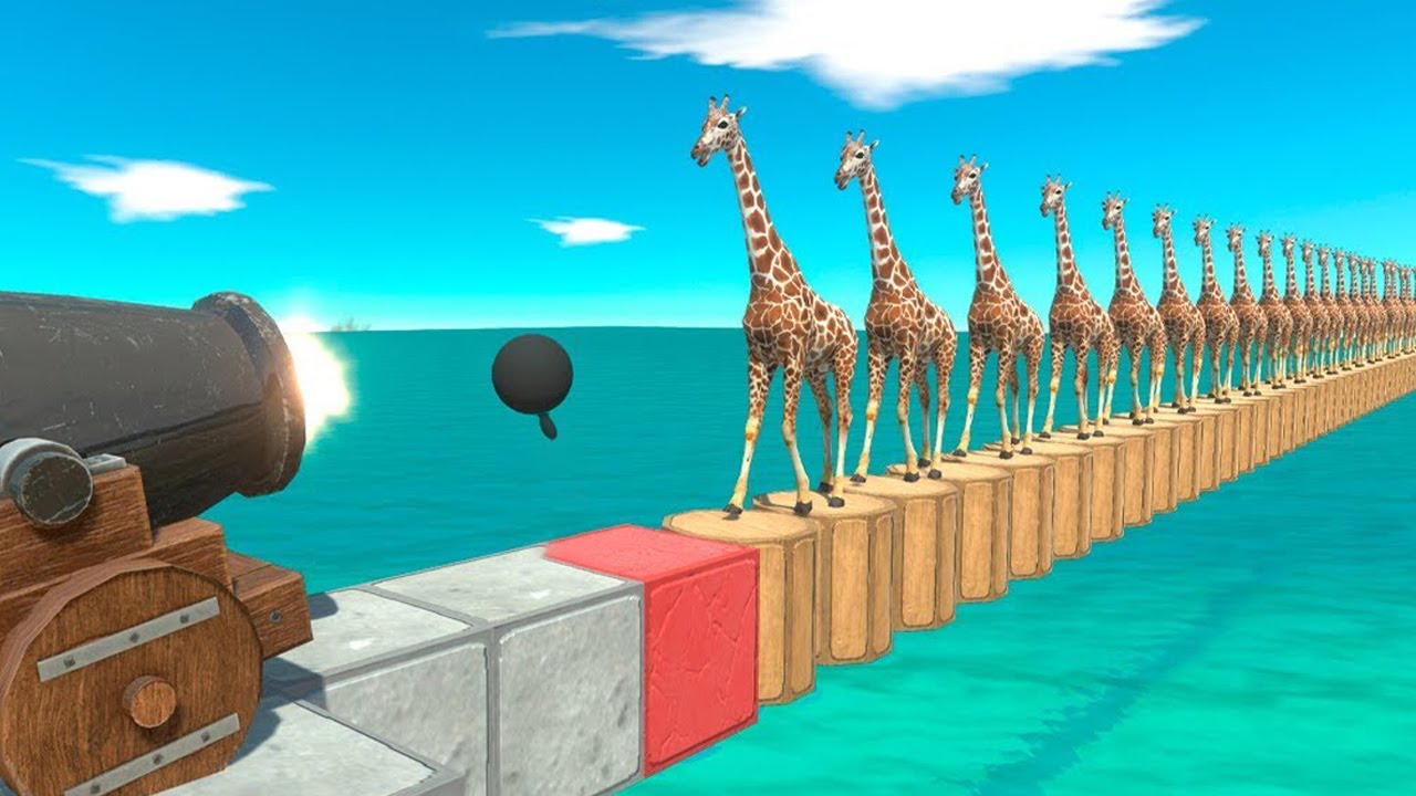 Run Away from the Cannonball DEATH ROAD - Animal Revolt Battle ...