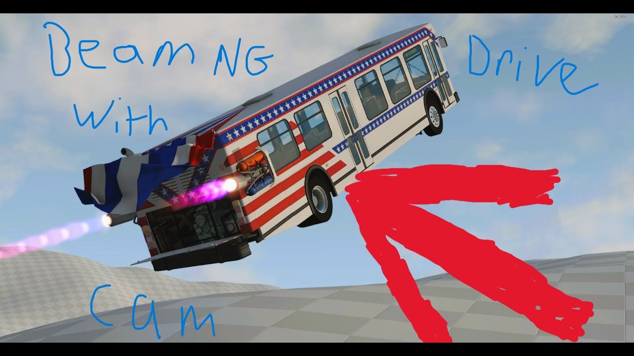 BeamNG.Drive Rock Crawling + Rocket Bus Race (Funny Moments) - YouTube