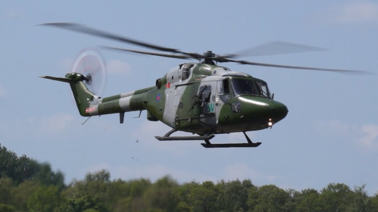Lynx AH7 at Abingdon 20th May 2023 - YouTube