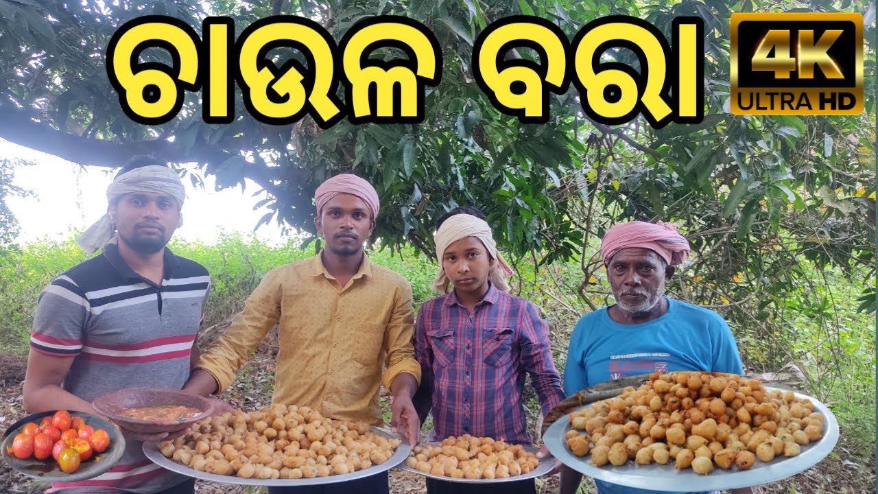 1000 CHAUL BARA | Western Odisha Famous Chaul Bara Recipe cooking in ...